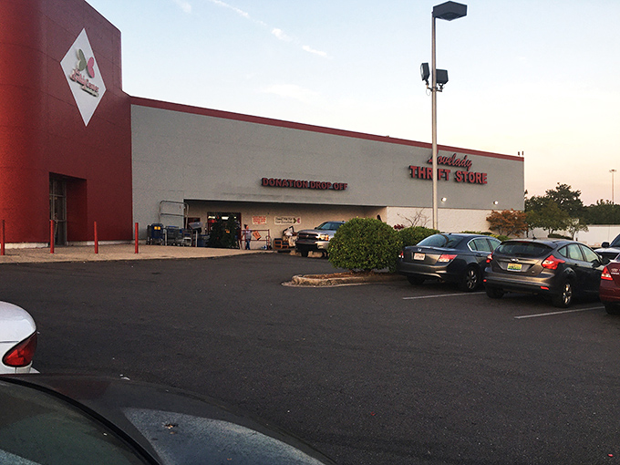 Sunset shopping at Lovelady feels like a movie scene. The golden hour makes even the parking lot look like treasure hunting territory.