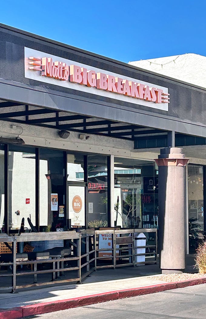 Don't let the understated exterior fool you &ndash; Matt's Big Breakfast packs more flavor punch than diners twice its size.