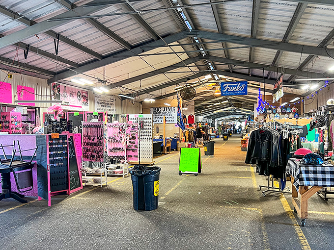 Neon pink meets practical commerce in these aisles&mdash;proof that personality and entrepreneurship are alive and well in Mobile.