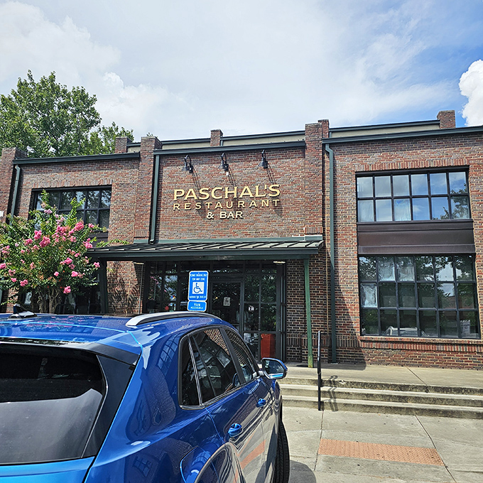The modern Paschal's maintains its legendary status with a clean storefront that says "Yes, we've evolved, but the chicken recipe hasn't."