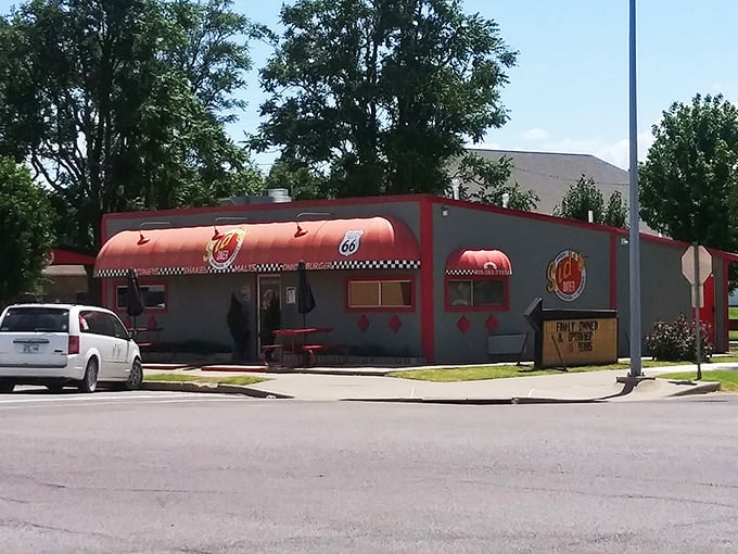 The humble exterior of Sid's hides burger magic inside &ndash; where onions and beef become one in a sizzling flat-top tango.