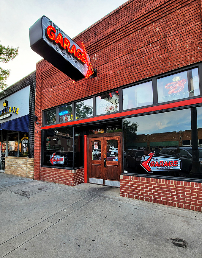 The Garage proves great burgers and beer belong together like Astaire and Rogers&mdash;a perfect partnership in a brick-walled paradise.