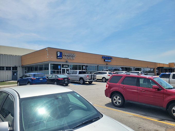 The thrill of the hunt comes alive at this Goodwill Outlet, where patience and sharp eyes are rewarded with incredible finds. 