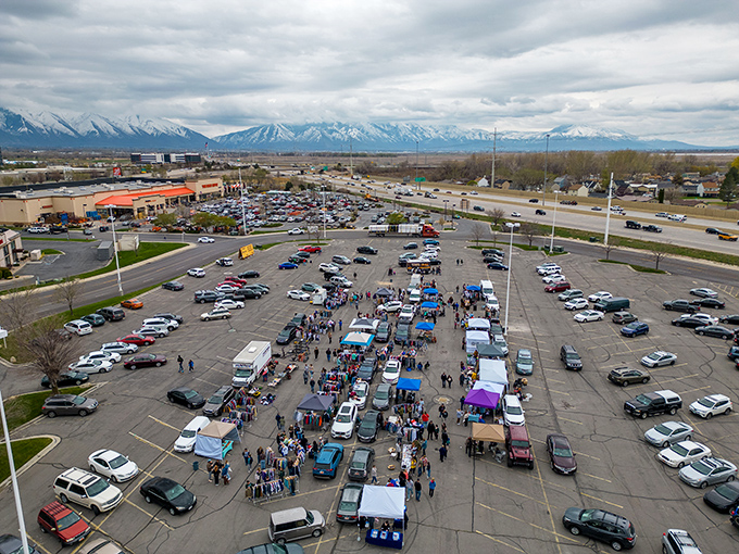 Food trucks and bargain hunting &ndash; a match made in Provo heaven. That corn dog energy fuels serious shopping!