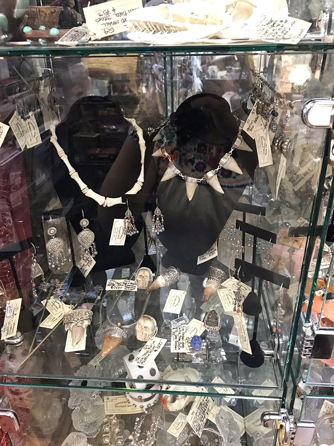 Vintage jewelry waits for new wrists and necks to adorn, proof that accessorizing was an art form long before Instagram made it a competitive sport.