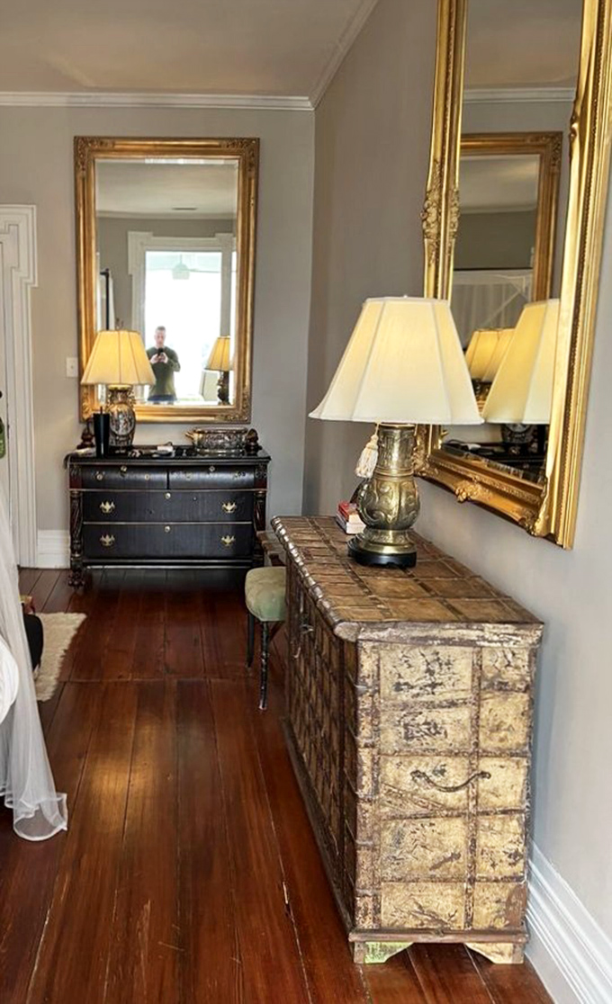 Not your grandmother's antique furniture (though she'd definitely approve). These character-filled pieces showcase the thoughtful curation throughout Elmwood 1820.