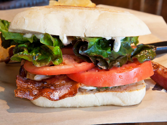 Nature's perfect backdrop for Planker's handheld masterpiece. Some sandwiches deserve to be enjoyed with a view. 