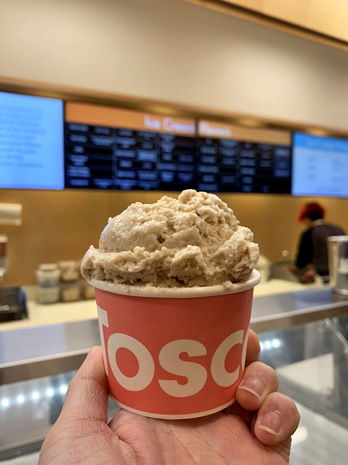 This scoop isn't just dessert, it's Stockholm Syndrome in a cup – you're now happily held hostage by its creamy perfection.