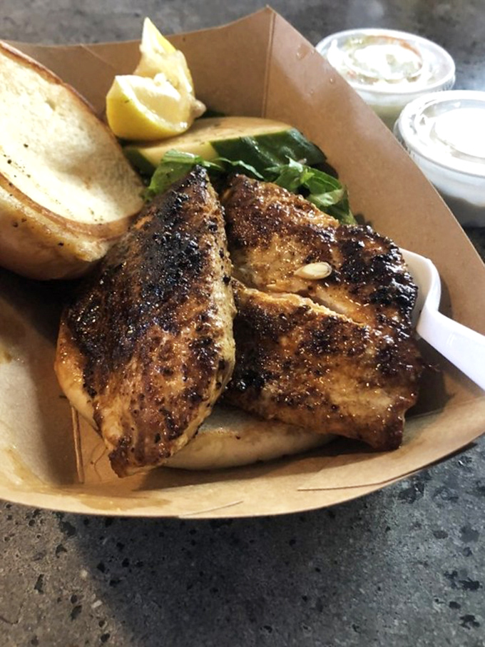 Perfectly seared scallops nestled in a toasted bun—like ocean-flavored butter pillows that somehow improve your entire outlook on life.