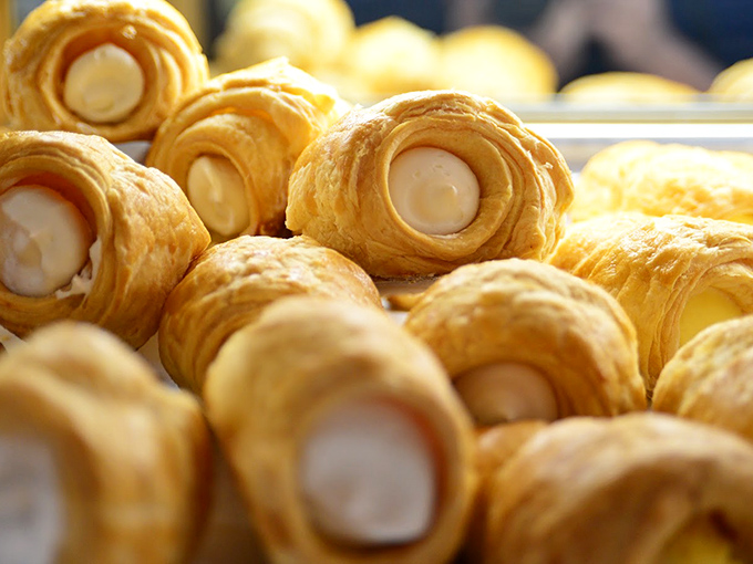 These cream-filled pastries aren't just dessert&mdash;they're edible therapy with a crispy exterior and silky interior that makes problems disappear. 