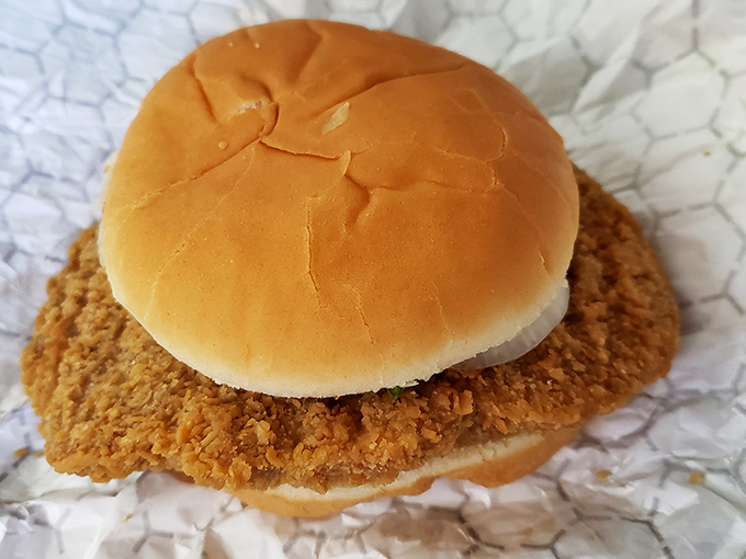Crispy on the outside, tender on the inside&mdash;this chicken sandwich isn't just food, it's an engineering marvel of texture and flavor.