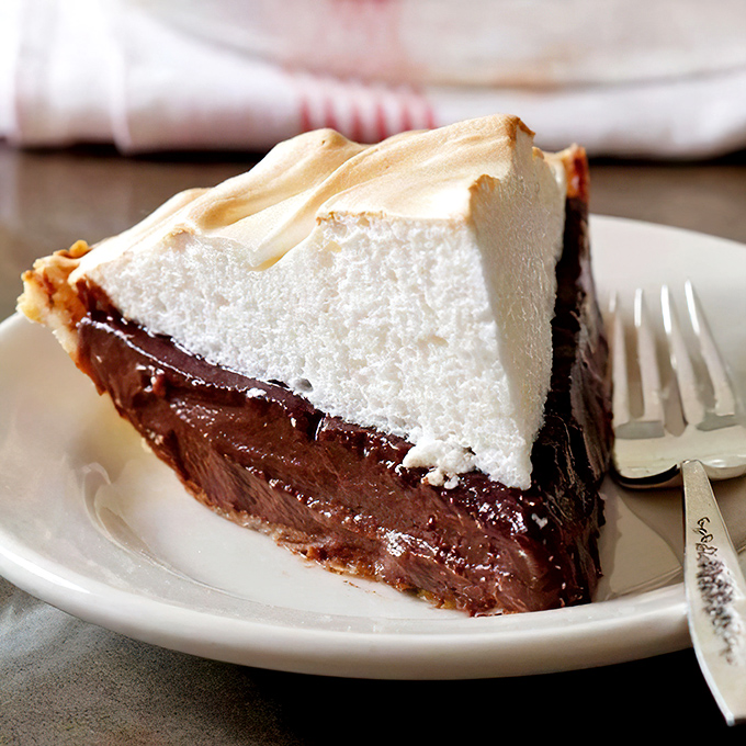 This chocolate cream pie doesn't just satisfy a sweet tooth &ndash; it creates a religious experience that'll have you speaking in tongues of meringue.