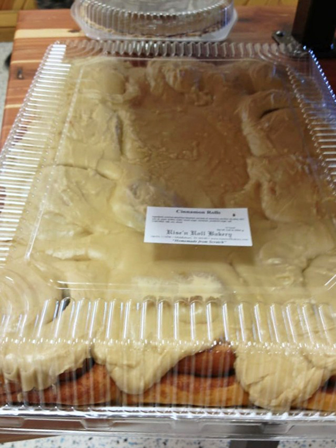 The Holy Grail of baked goods sits innocently in its container, unaware of the power it holds over mere mortals and their willpower.