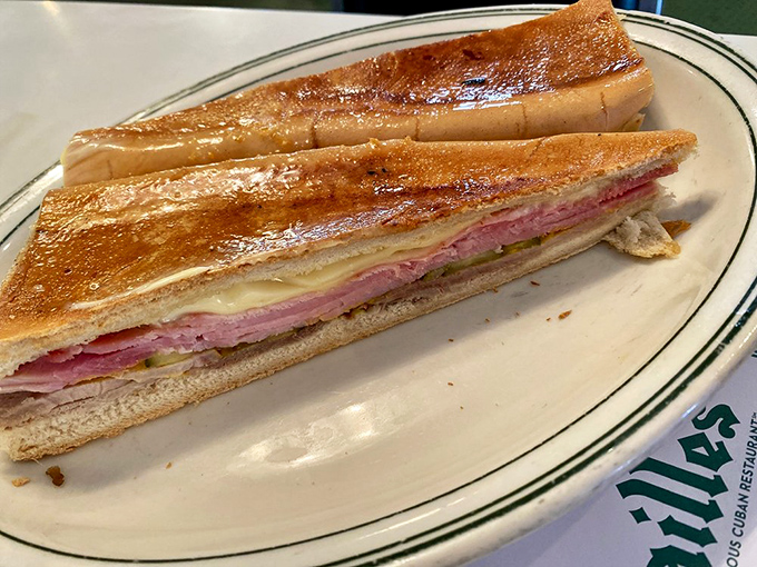 Layer upon glorious layer of ham, roast pork, Swiss cheese, and pickles&mdash;architecture so perfect it deserves its own spot on the Miami skyline.