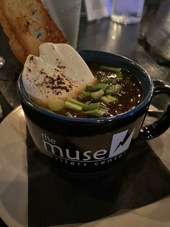 When cheese stretches from spoon to mouth like nature's most delicious suspension bridge, you know you've found soup nirvana.