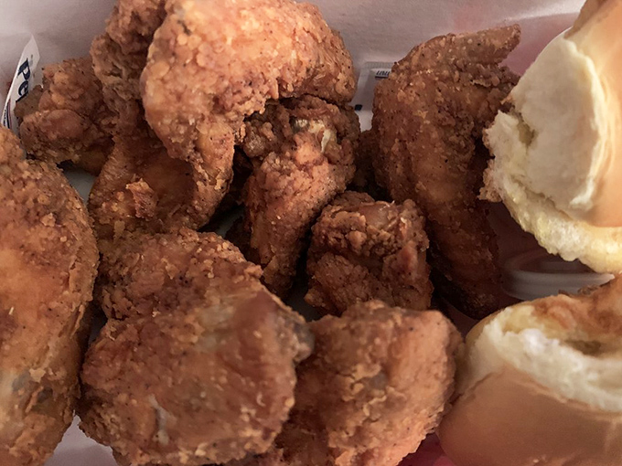 Each piece sports that signature reddish-brown coating, a crispy armor protecting the juicy treasure within. Resistance is futile.