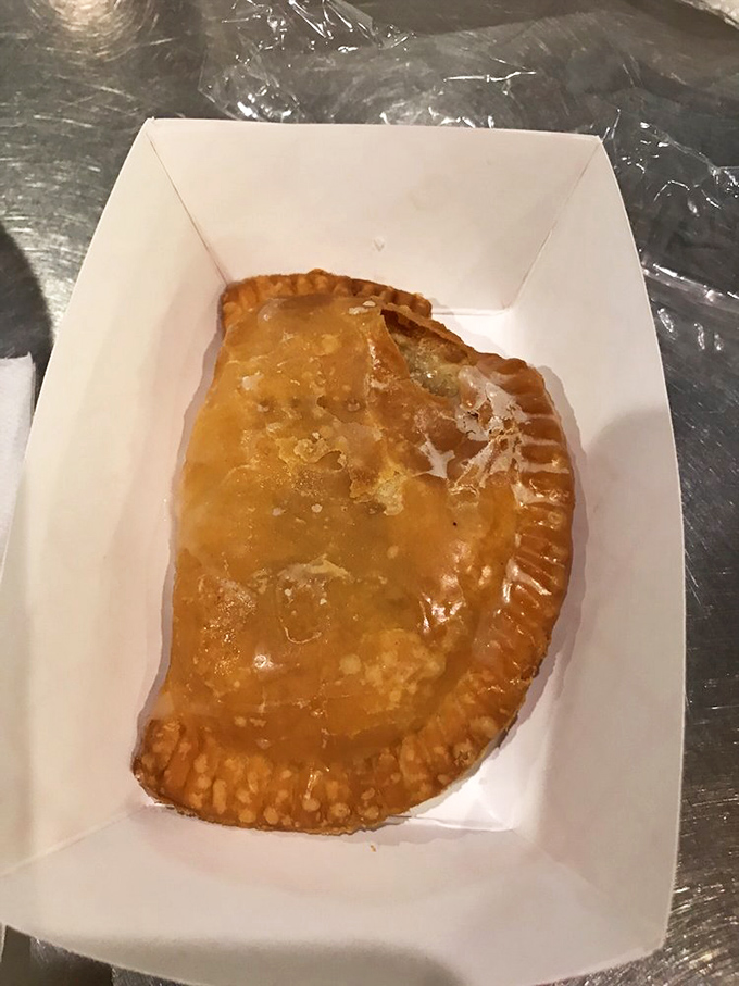One perfect half-moon of happiness. This golden-crusted fried pie is the reason people drive for hours&mdash;flaky, portable, and worth every mile.