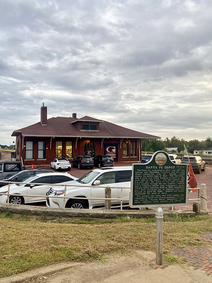 The historic Santa Fe Depot now houses culinary treasures instead of travelers. History never tasted so good in this brick beauty.