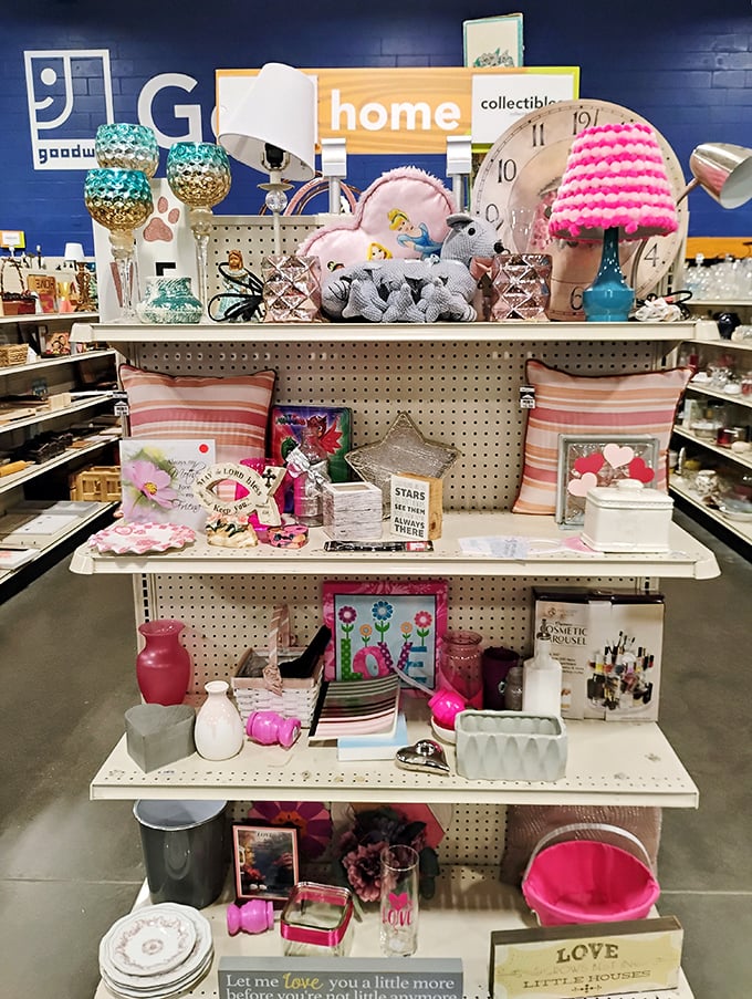 The home décor section looks like Martha Stewart and your quirky aunt collaborated after raiding a flea market in the best possible way.