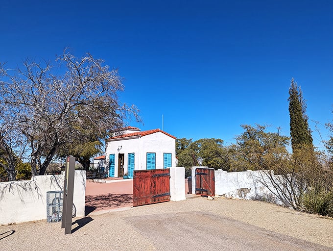The Kannally Ranch House stands like a Mediterranean daydream in the Arizona highlands. Who needs Tuscany when this architectural gem is just a road trip away?