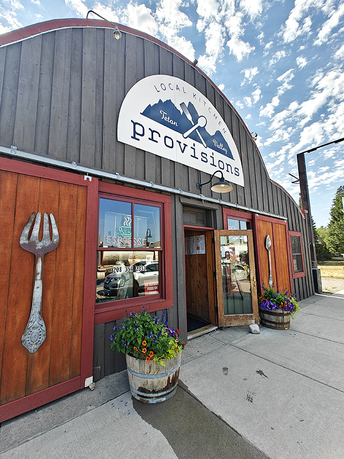 Provisions isn't just a clever name&mdash;it's a survival strategy. That giant fork on the wall isn't subtle about its intentions for your appetite.