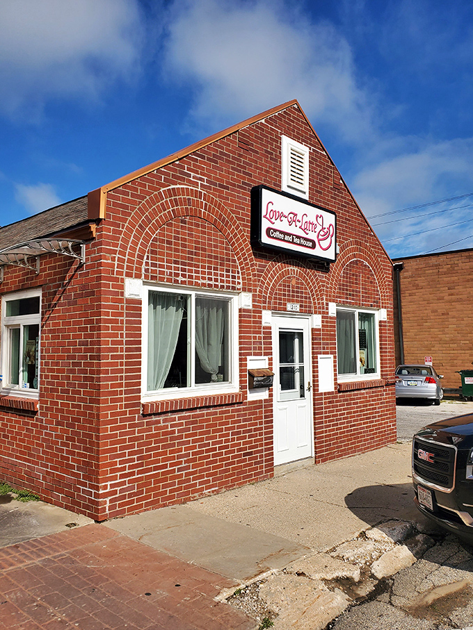 Love-A-Latte's adorable brick storefront is what happens when caffeine dreams come true. Those arched windows have witnessed countless first dates and morning revelations.