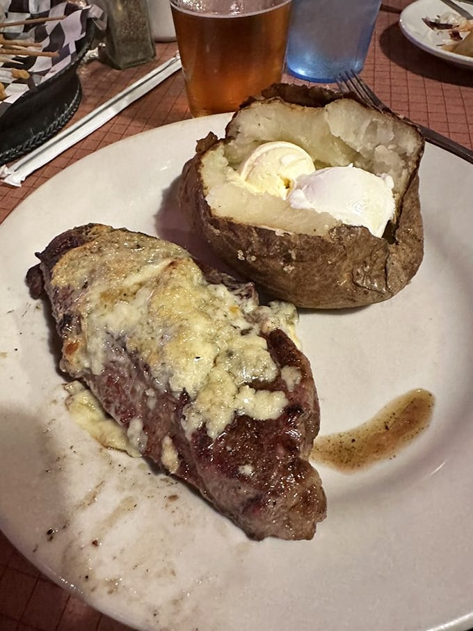 That's not just a steak with blue cheese&mdash;it's a masterpiece with a supporting actor that deserves its own Oscar.