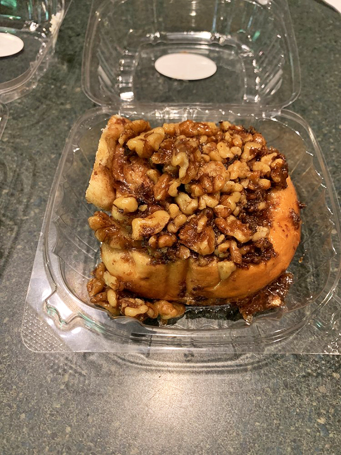 This walnut-topped cinnamon roll isn't just breakfast&mdash;it's an edible work of art that demands to be savored slowly.