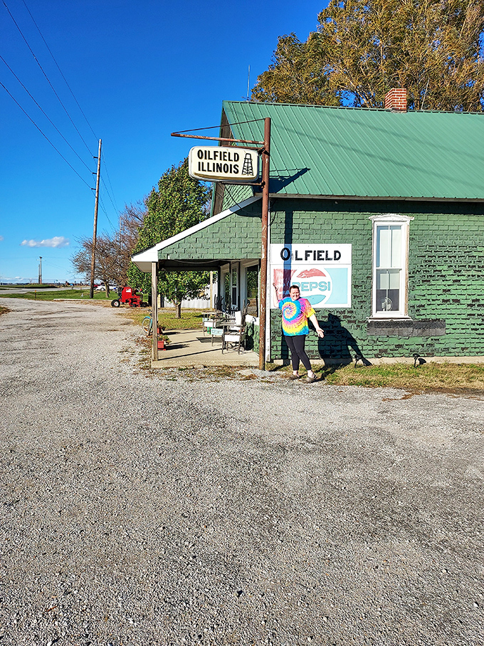 The Oilfield Store stands as a time capsule of Americana. Like finding a Norman Rockwell painting you can walk into—complete with Pepsi signage.