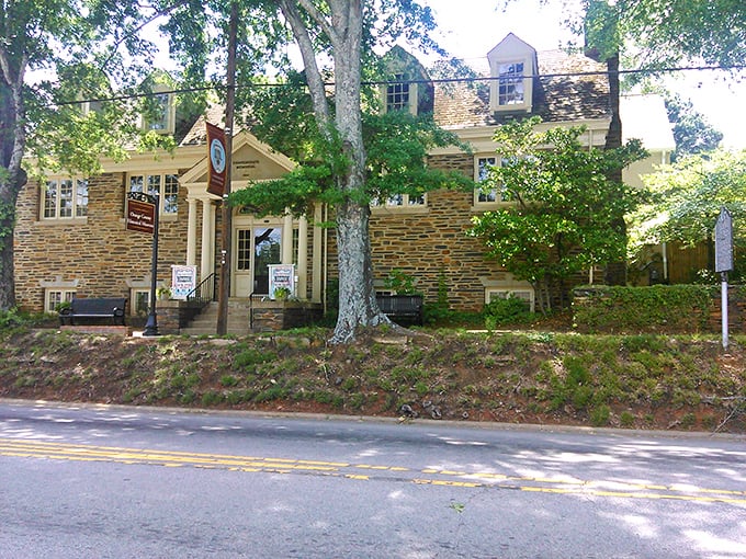 Stone buildings like the Orange County Historical Museum don't just preserve history—they practically ooze stories from between their carefully stacked walls.