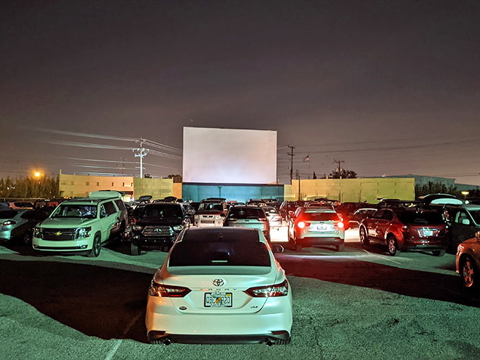 The perfect parking spot at Silver Moon is like real estate in Manhattan – it's all about location, location, location. These early birds clearly know the drill.