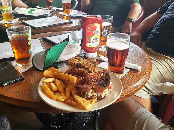Some relationships are meant to be: cold beer, hot sandwich, and the kind of fries that make you forget your table manners.