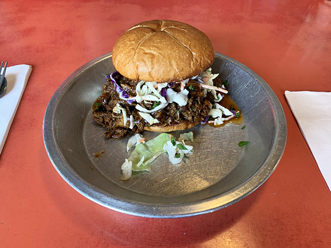 The Ripley sandwich proves there's no alien to flavor combinations&mdash;pulled chicken in blueberry molasses topped with slaw creates a sweet-savory battle worth experiencing.