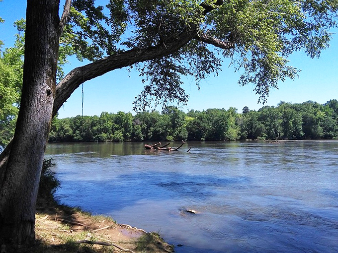 Who needs a screensaver when you've got this view? The rocky shoals create nature's own water feature&mdash;no landscaper required.