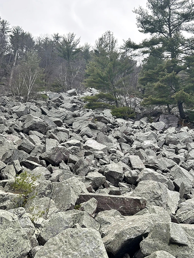 Nature's ultimate rock collection. What looks like a giant's abandoned marble game is actually a masterpiece of glacial engineering.