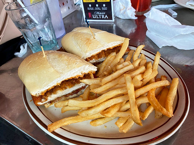 Simplicity done right. This sandwich proves you don't need architectural height to achieve flavor greatness&mdash;just quality ingredients and proper execution.