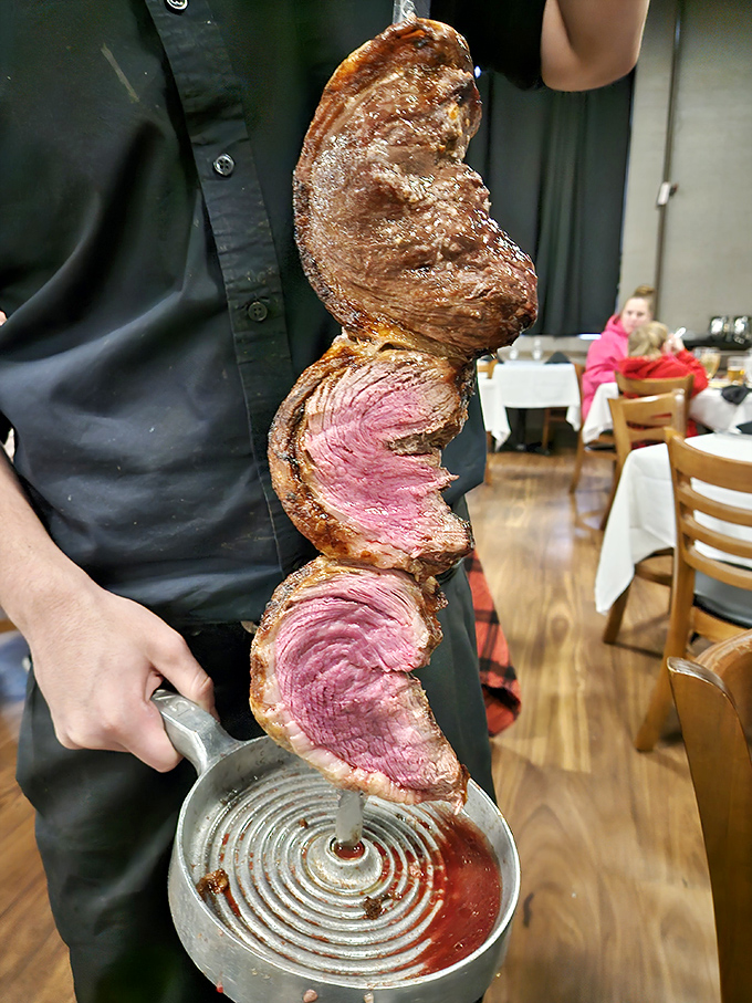 Pink in the middle, charred on the outside&mdash;this perfectly cooked picanha makes a compelling case for moving to Brazil. Or at least visiting Newark more often.