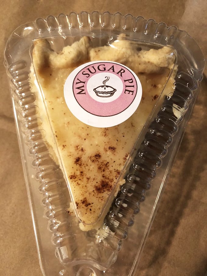 The official seal of approval: that adorable pink logo tells you you're about to experience something special. Diet starts tomorrow!