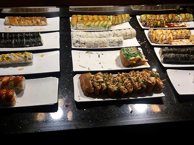 The sushi spread lays before you like edible art&mdash;proof that Oklahoma City understands that good things come in rice-wrapped packages.