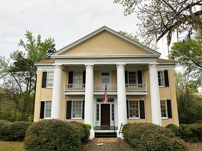 The Wellborn House exemplifies the Greek Revival style that made Eufaula famous, its symmetrical design and stately columns whispering stories of antebellum gatherings.