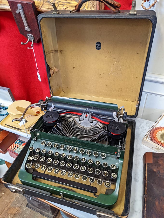 This vintage typewriter isn't just a relic&mdash;it's a reminder of when "delete" meant reaching for correction fluid and writer's block was physical.