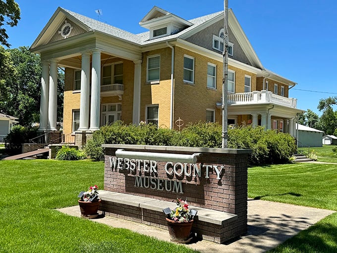 The Webster County Museum isn't just preserving history&mdash;it's showing off in this grand yellow brick mansion that would make Gatsby jealous. 