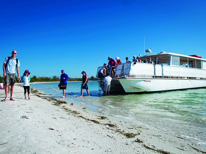 Your chariot to paradise awaits! The ferry ride to Cayo Costa isn't just transportation&mdash;it's the first act of your island adventure.