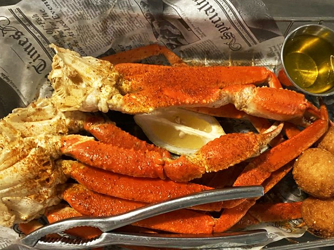 Snow crab legs: nature's way of making you work just hard enough for a reward that's absolutely worth the effort.