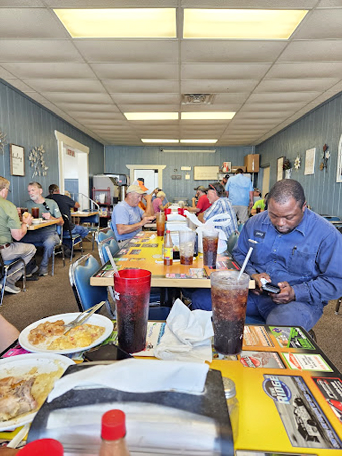 Sweet tea in those iconic red plastic tumblers &ndash; the unofficial state beverage of Arkansas gatherings and the perfect companion to a plate piled high. 