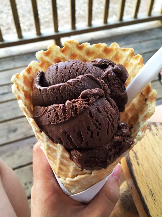 Chocolate so dark and rich it makes you wonder if cocoa beans came to Hillsborough just to fulfill their highest purpose.