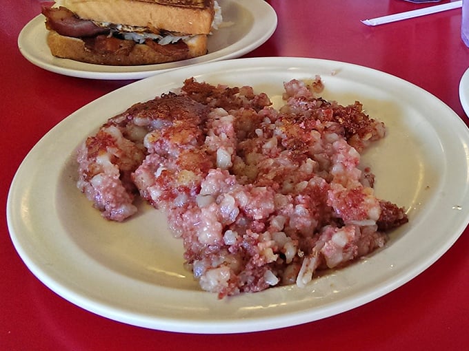 This isn't sad, canned hash&mdash;it's a masterpiece of texture and flavor. Each forkful delivers that perfect balance of crispy exterior and tender interior that hash aficionados dream about.