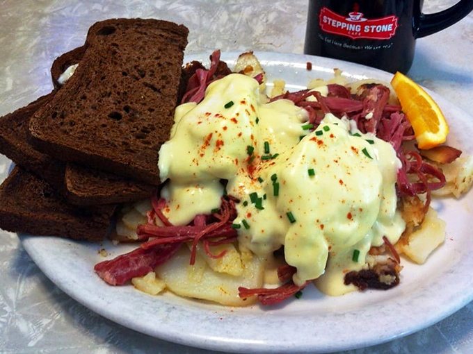 Corned beef hash with dark rye toast&mdash;a breakfast so photogenic it deserves its own Instagram account and so delicious it rarely sits long enough for pictures.