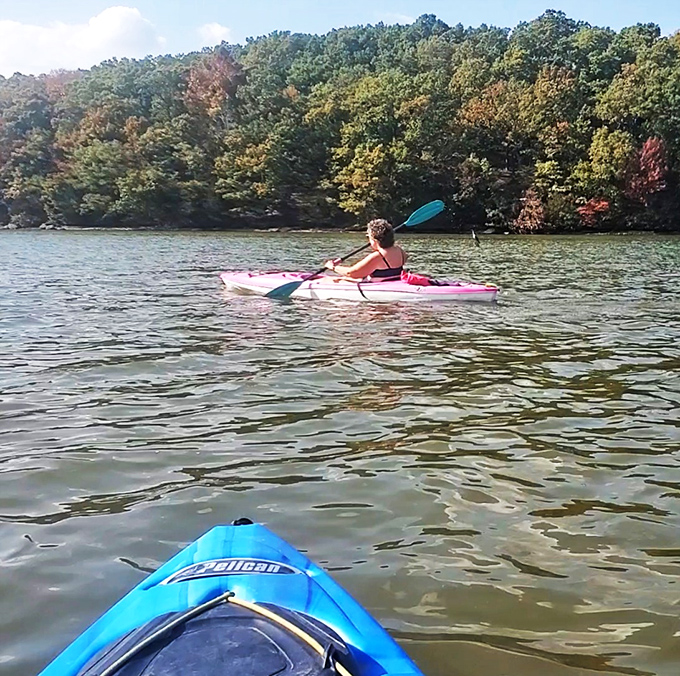 Adventure awaits just a paddle away&mdash;exploring hidden coves and inlets offers perspectives of the lake you simply can't experience from shore.