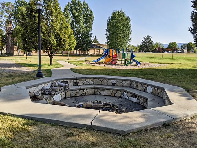 Community gathering spots don't need fancy amenities&mdash;just a simple fire pit, playground, and enough space for neighbors to become friends.
